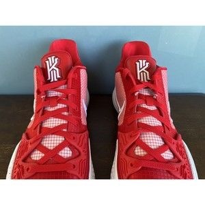 Nike | Shoes | Nike Kyrie Low 4 Tb University Red Basketball Shoes Mens ...
